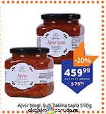 Ajvar Bakina tajna, 550g, Bakina tajna