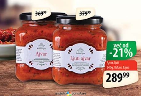 Ajvar ljuti Bakina Tajna, Bakina tajna