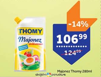 Thomy majonez, 280ml, Thomy