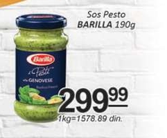 Barilla Pesto genovese sos, Barilla