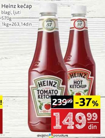 Kečap Heinz 570g, Heinz