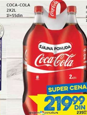 Coca Cola 2x2l, Coca cola