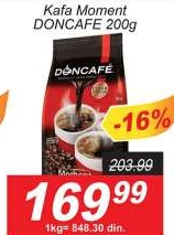 Doncafe Moment kafa 200 g, Doncafe