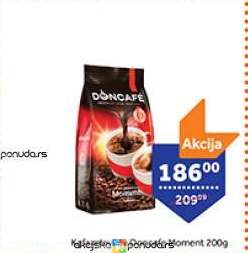 Doncafe Moment mlevena kafa 200 g, Doncafe