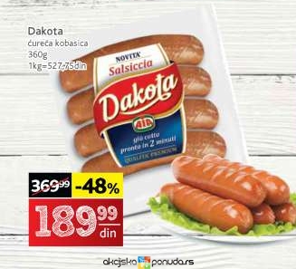 Dakota ćureća kobasica, 360g, AIA