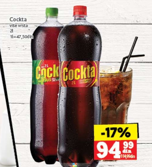 Cockta napitak, 2l, Cockta