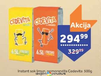 Cedevita instant napitak, 500g, Cedevita