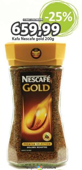 Nescafe Gold instant kafa, 200g, Nescafe