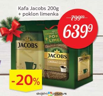 Jacobs Cronat Gold instant kafa, 200 g plus poklon limenka, Jacobs