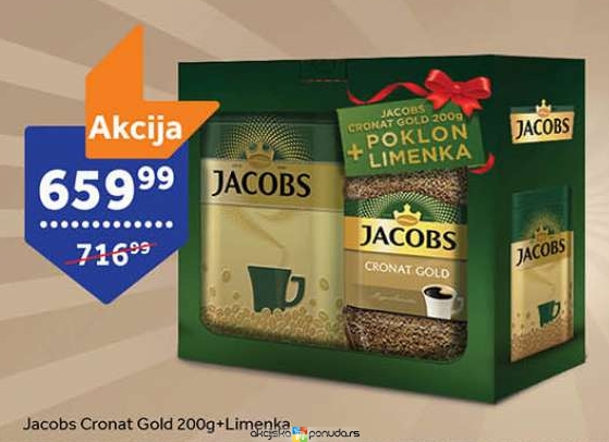 Jacobs Cronat Gold instant kafa 200g sa limenkom, Jacobs