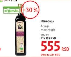 Aronija matični sok 500 ml, Aronija