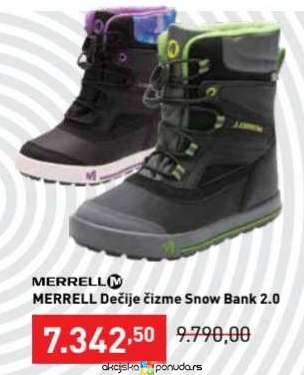 Dečije zimske čizme Merrell Snow Bank 2.0, Merrell