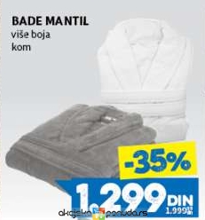 Bade mantil,