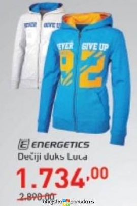 Dečiji duks Luca Energetics, Energetics