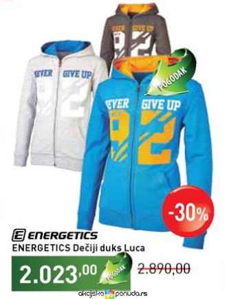 Dečiji duks Luca Energetics, Energetics