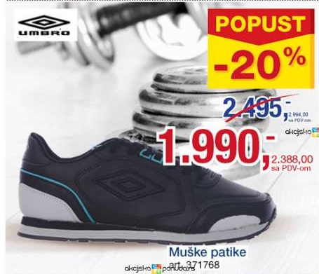 Umbro muške patike, Umbro