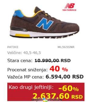 NB New Balance patike, NB new balance