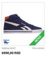 Reebok duboke muške patike, Reebok