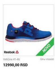 Reebok muške patike, Reebok