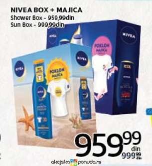 Nivea kozmetički poklon set sa majcom, Nivea