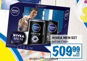 Kozmetički poklon set Nivea Men, Nivea MEN