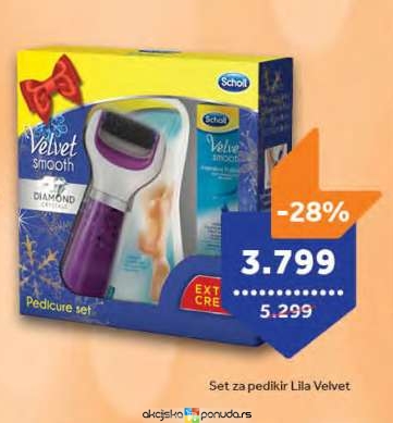 Scholl set za pedikir Velvet smooth, Scholl