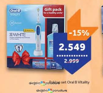 Oral B Vitalitz poklon set, Oral B