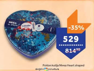 Nivea Heart kozmetički poklon set, Nivea