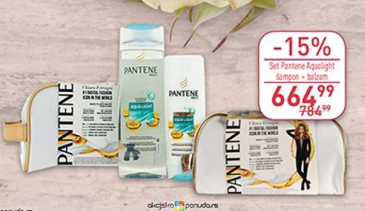 Pantene kozmetički set, Pantene