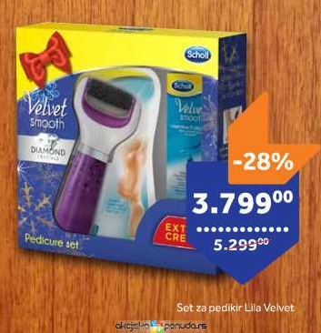 Set za pedikir Scholl Velvet smooth, Scholl