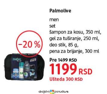 Kozmetički poklon set Palmolive men, Palmolive