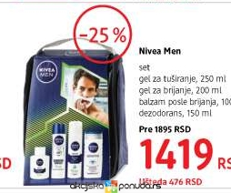 Nivea, kozmetički poklon set, Nivea