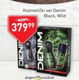 Denim kozmetički poklon set, Denim