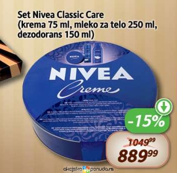 Kozmetički poklon set nivea Classic Care, Nivea