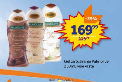 Palmolive gel za tuširanje, 250ml, Palmolive