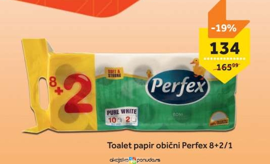 Perfex toalet papir, 10/1, Perfex