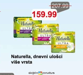 Naturella higijenski ulošci, Naturella