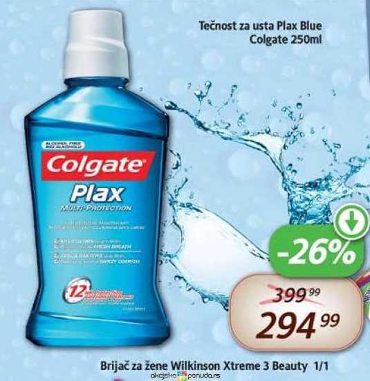 Colgate Plax tečnost za ispiranje usta 250ml, Colgate