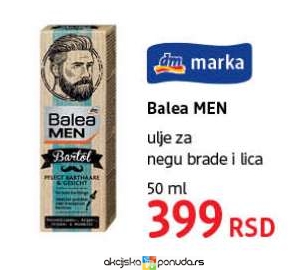 Ulje za negu lica i brade Balea Men, 50 ml, Balea MEN