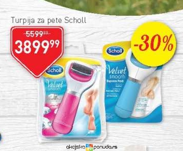 Scholl Velvet Smooth turpija za pete, Scholl