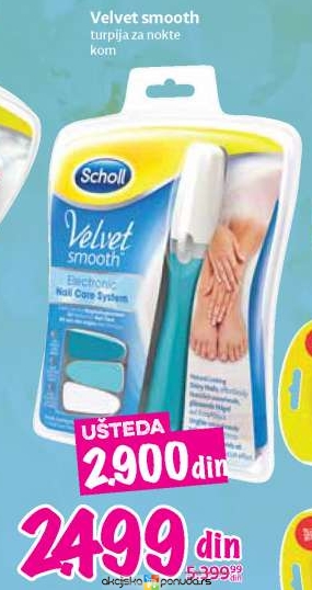 Scholl Velvet Smooth turpija za nokte, Scholl