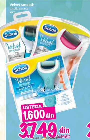 Scholl Velvet Smooth turpija za pete, Scholl