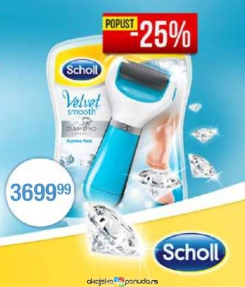 Scholl Velvet Smooth turpija za pete, Scholl