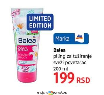 Balea piling gel za tuširanje, 200 ml, Balea