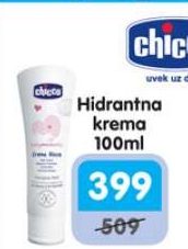 Chicco hidrantna krema, 100ml, Chicco