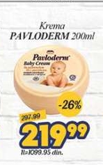 Palvoderm Baby krema, 200ml, Palvoderm