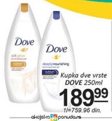 Dove gel za tuširanje, 250ml, Dove