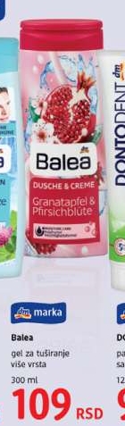 Gel za tuširanje Balea, 300ml, Balea