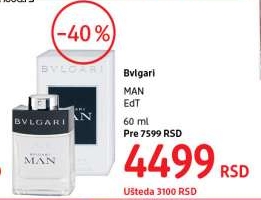 Bvlgari Men EdT 60ml, Bvlgari