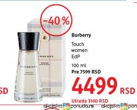 Burberry, Touch woman, EdP 100ml, Burberry